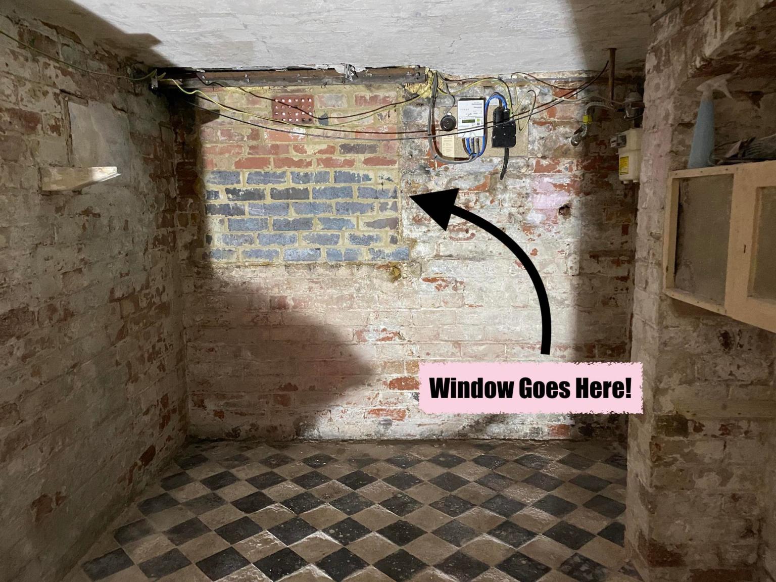 DIY Fitting A Window In Our Victorian Basement Cellar